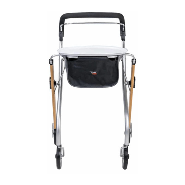 Trust Care® Let's Go Indoor Rollator with Tray and Bag | Rehab Hire & Sales
