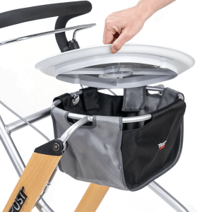 Trust Care® Let's Go Indoor Rollator with Tray and Bag | Rehab Hire & Sales