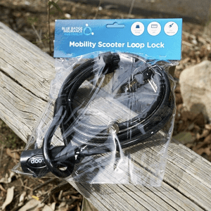 Blue Badge Insurance Mobility Scooter Loop Lock | Rehab Hire & Sales